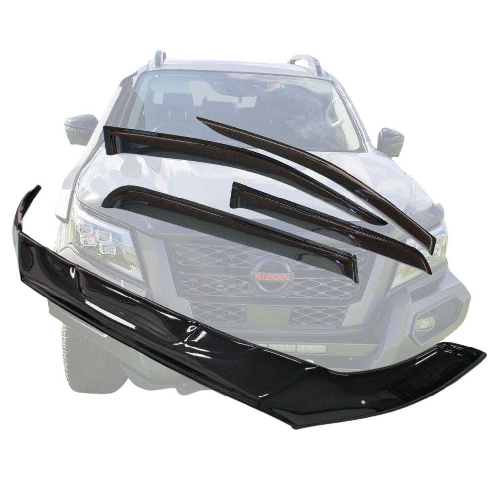Bonnet Protector And Weather Shield Suits Navara Np300 2021+