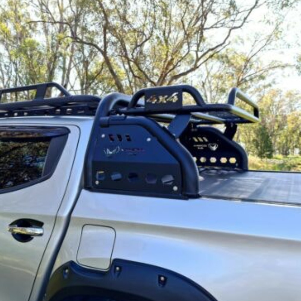 Cobra 4x4 Sports Roll Bar Roof Rack fits Mitsubishi Triton MN ML MQ MR ...