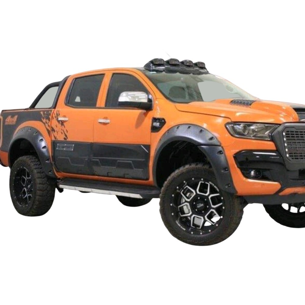 Side Monster Cladding Black FITS Ford Ranger 2012-2018