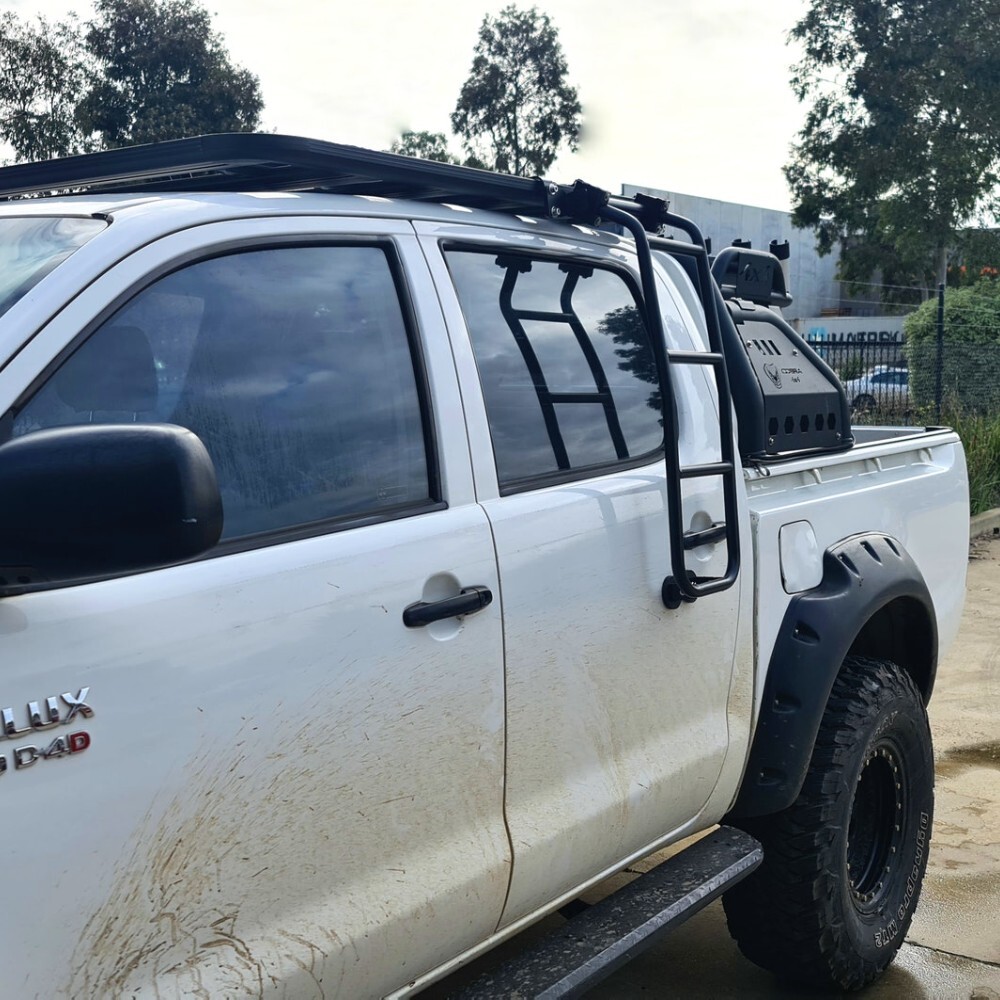 Cobra 4x4 Universal Tailgate Foldable Ladder Heavy Duty Stairs 4WD UTE