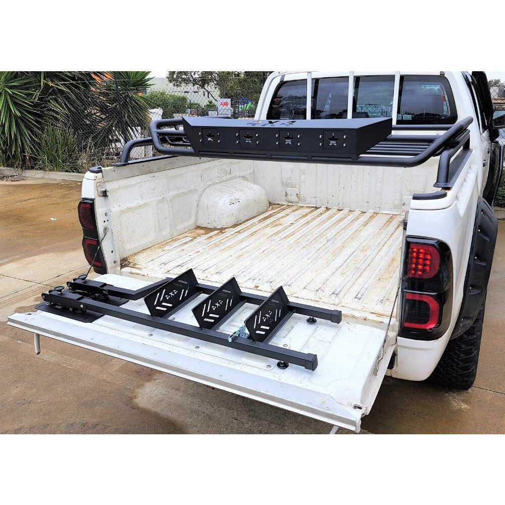 Universal 4x4 Tailgate Foldable 360° Degree Rotate Ladder Heavy Duty ...