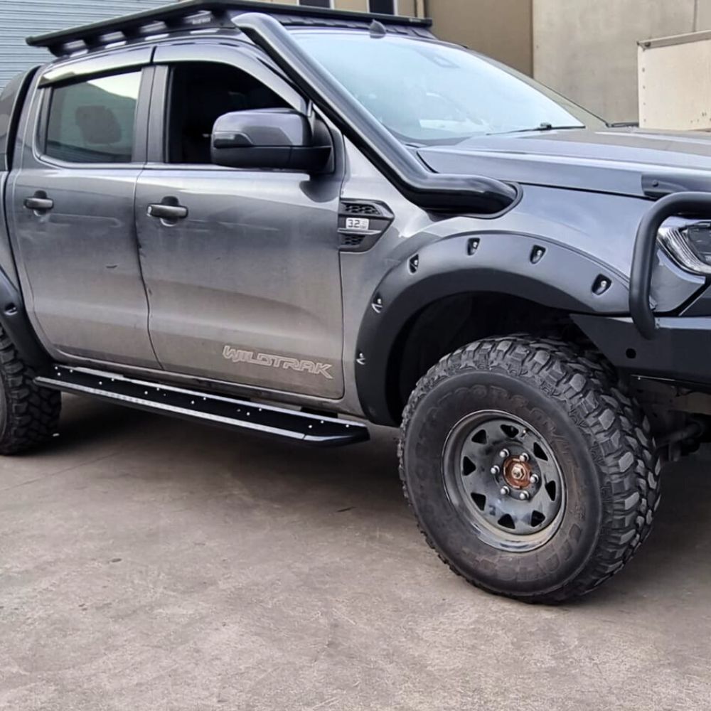 Heavy Duty Cobra 4x4 Rock Sliders fits Ranger PX1 PX2 PX3 2012+ & BT50 ...