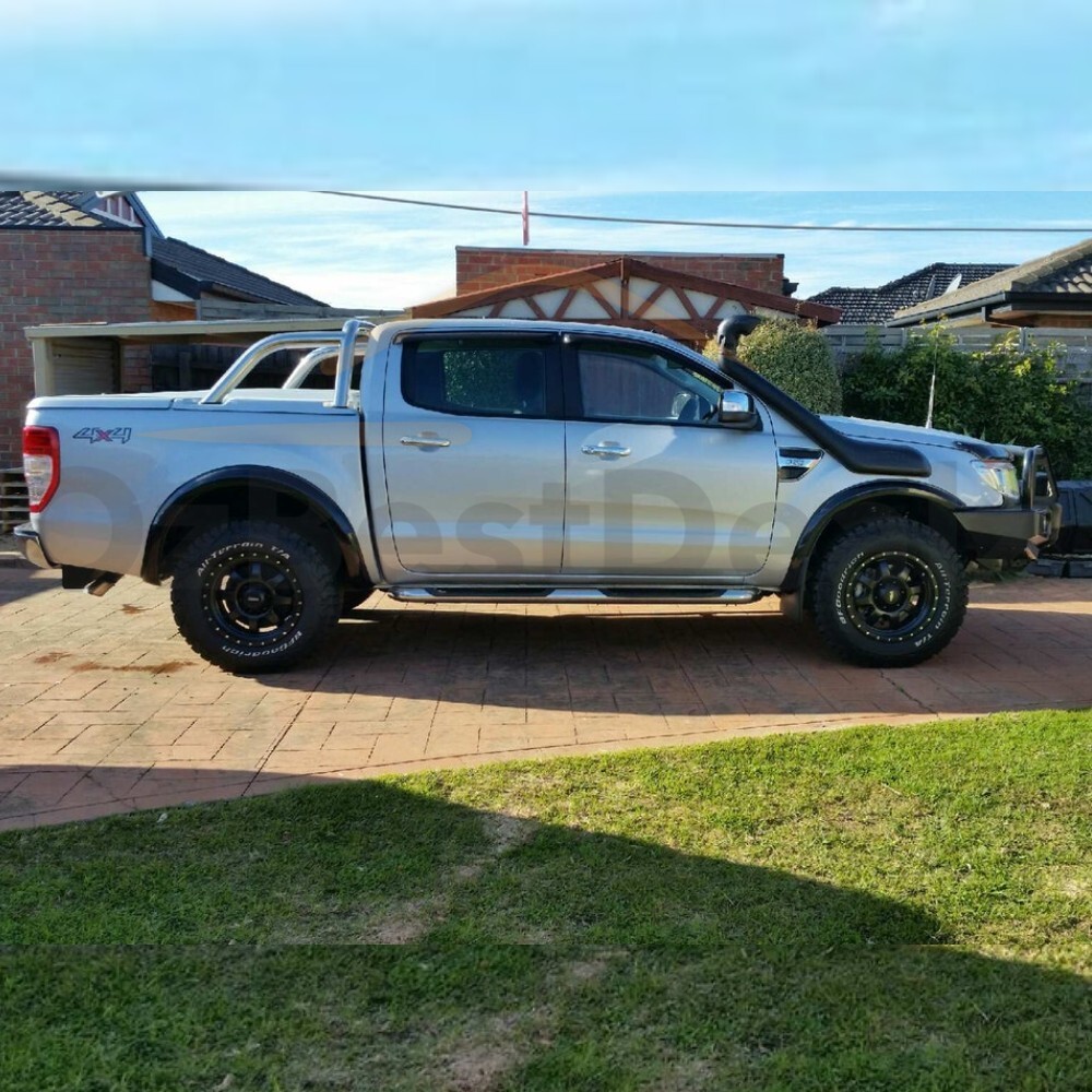 THIN FLARES FITS FORD RANGER PX1 2011 2012 2013 2014 2015 SEMI GLOSS ...