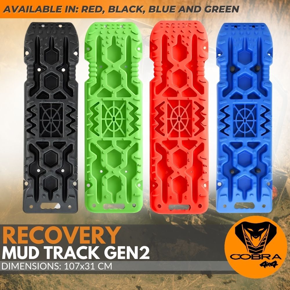 Gen 2 Recovery Mud Tracks 4WD 4x4 Red Green Blue Black Traction Track ...