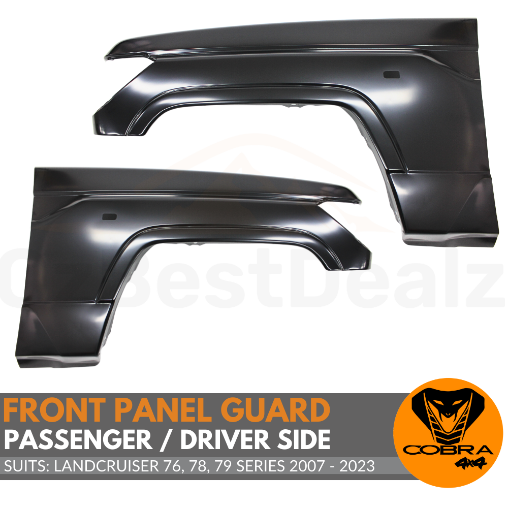 Panel Guard fits Toyota Landcruiser 76, 78, 79 Series 2007 - 2023 Steel ...