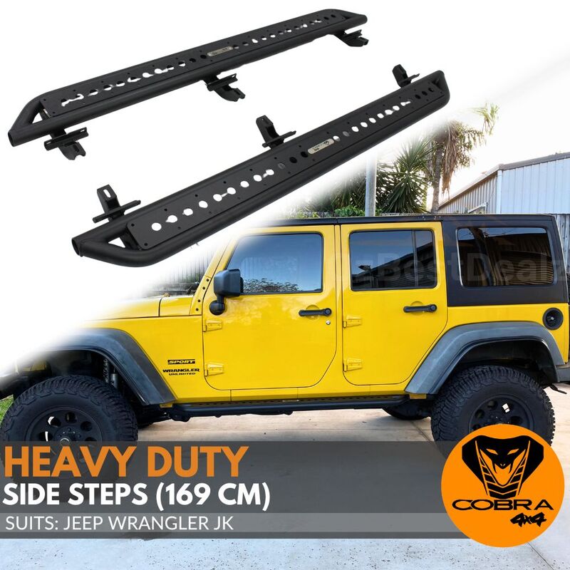 Aftermarket Heavy Duty Side Steps To Suit 4x4 & SUV 4WD's